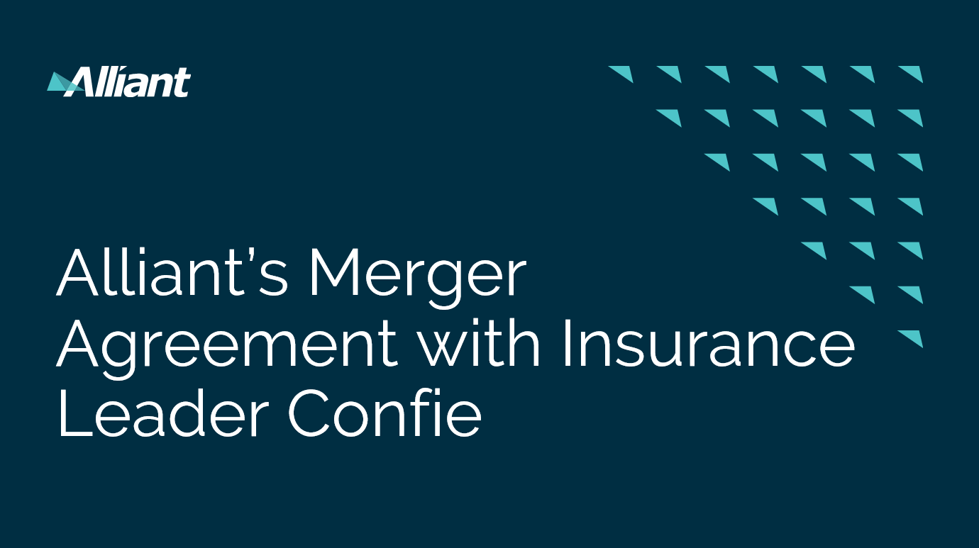 Alliant Announces Definitive Merger Agreement with Personal Lines ...