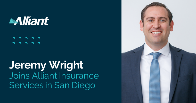 Jeremy Wright Joins Alliant Insurance Services in San Diego
