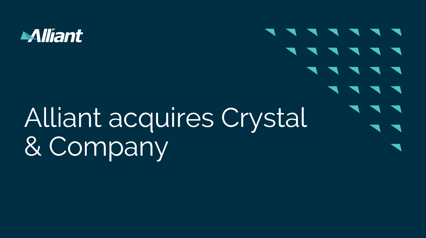 Crystal & Company Joins Alliant