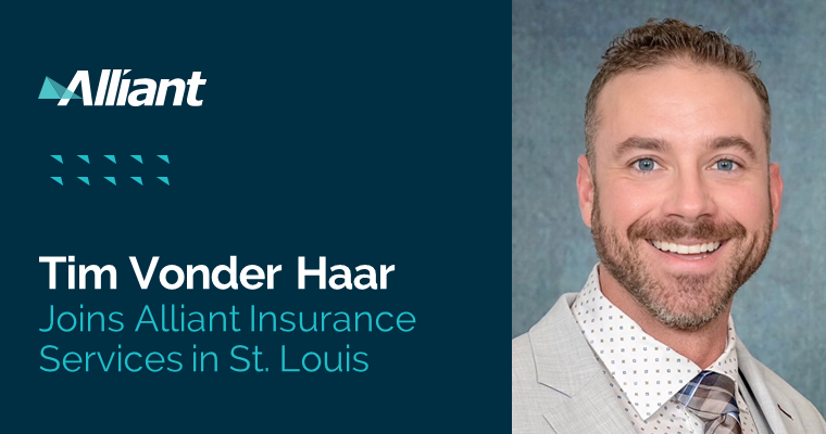 Tim Vonder Haar Joins Alliant Insurance Services in St. Louis