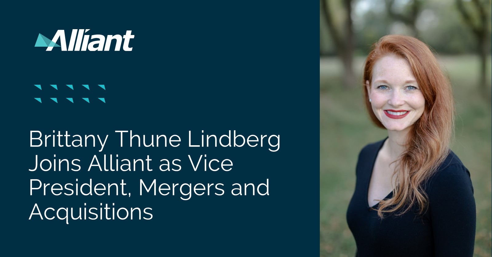 Brittany Thune Lindberg Joins Alliant as Vice President, Mergers and ...